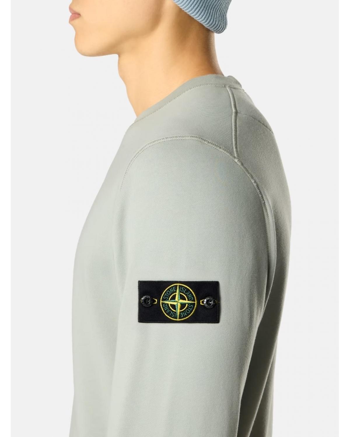 SWEAT STONE ISLAND 6100060 0055 ORGANIC COTTON FLEECE 610051VERT